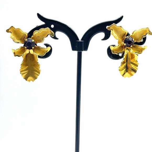 Bugbee and Niles | Jewelry | Vintage Bugbee Niles Earrings Gold Tone ...